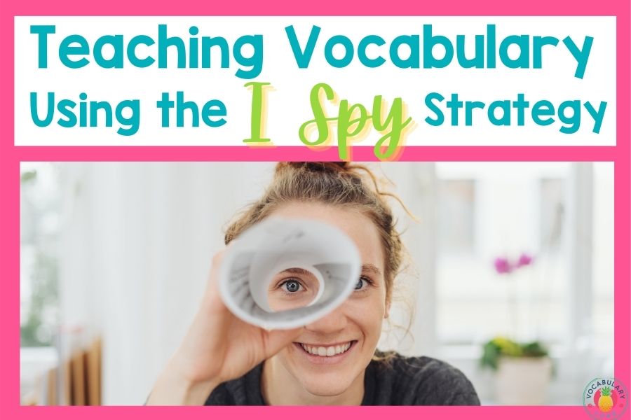 Teaching Vocabulary Using the I Spy Strategy - Vocabulary Luau