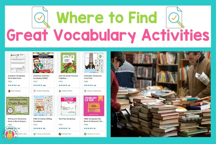 Where to Find Great Vocabulary Activities - Vocabulary Luau